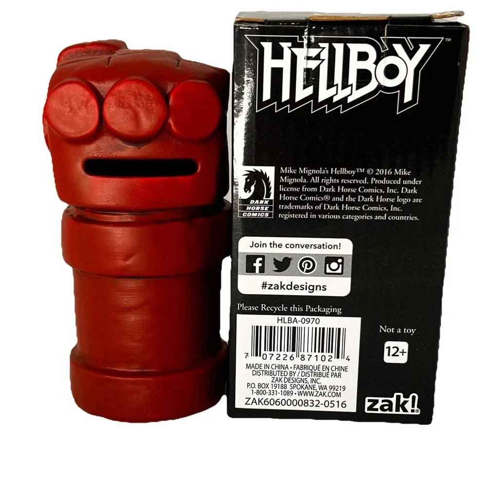 Art | Hellboy Right Hand Of Doom Ceramic Bank Loot Crate Exclusive Zak ...